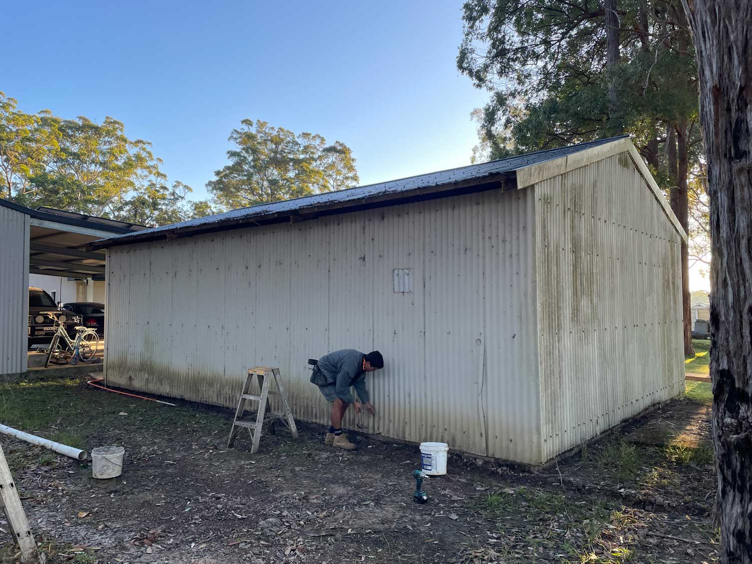 Shed Recladding - Mid Coast Garages & Sheds